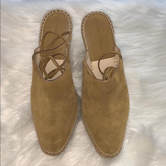 Zara | Shoes | Zara Yellow Suede Mule Espadrilles | Poshmark